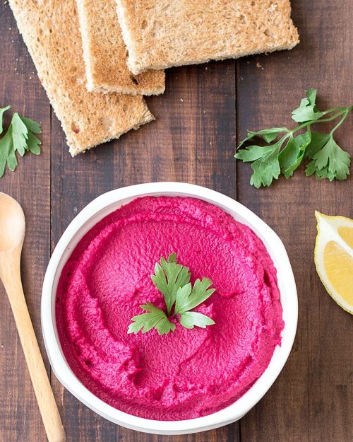 Roasted Beetroot Hummus - As Easy As Apple Pie