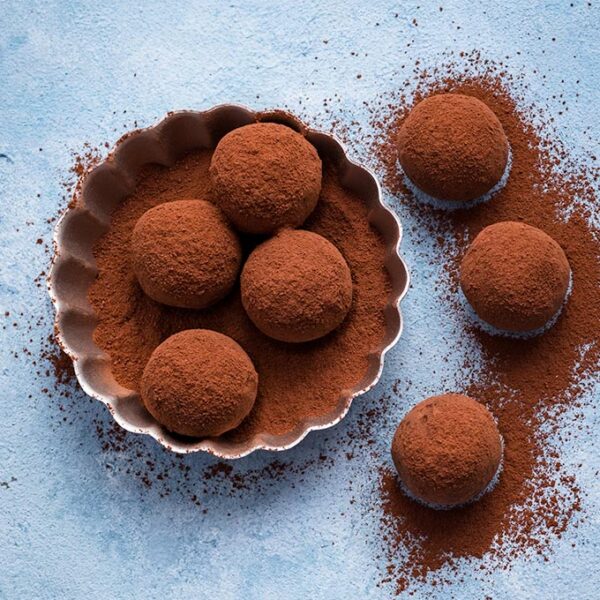 Healthy Almond Chocolate Truffles - As Easy As Apple Pie
