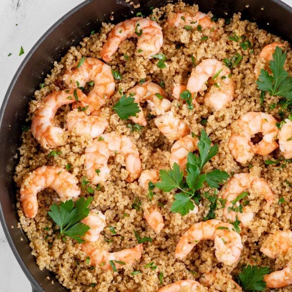 Garlic Shrimp and Quinoa - As Easy As Apple Pie